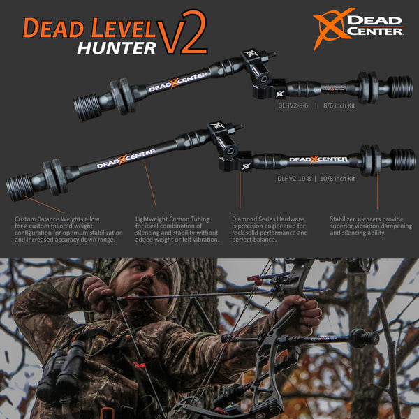 Dead Level Hunter V2 Stabilizer Kit - 10in./8in combo - Black – Dead ...