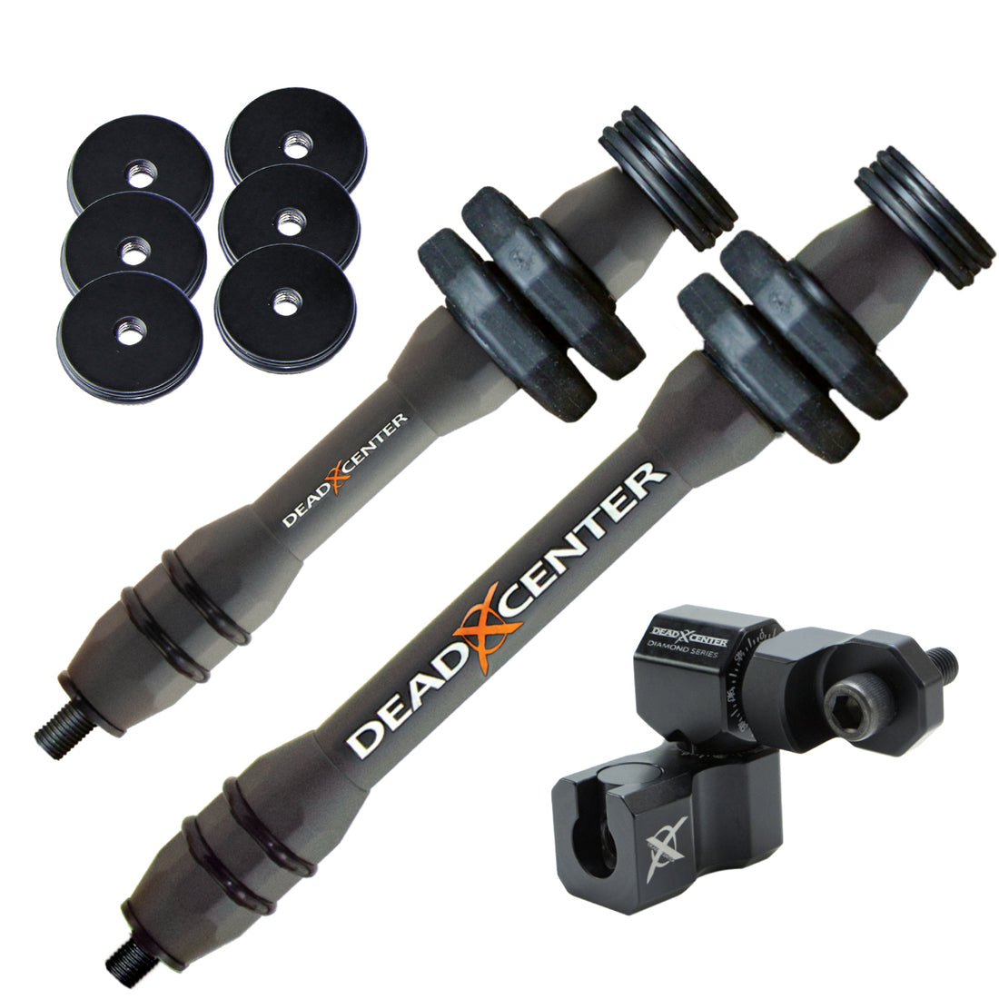 Dead Level Hunter V2 LITE - 8in/6in combo - Grey – Dead Center Archery