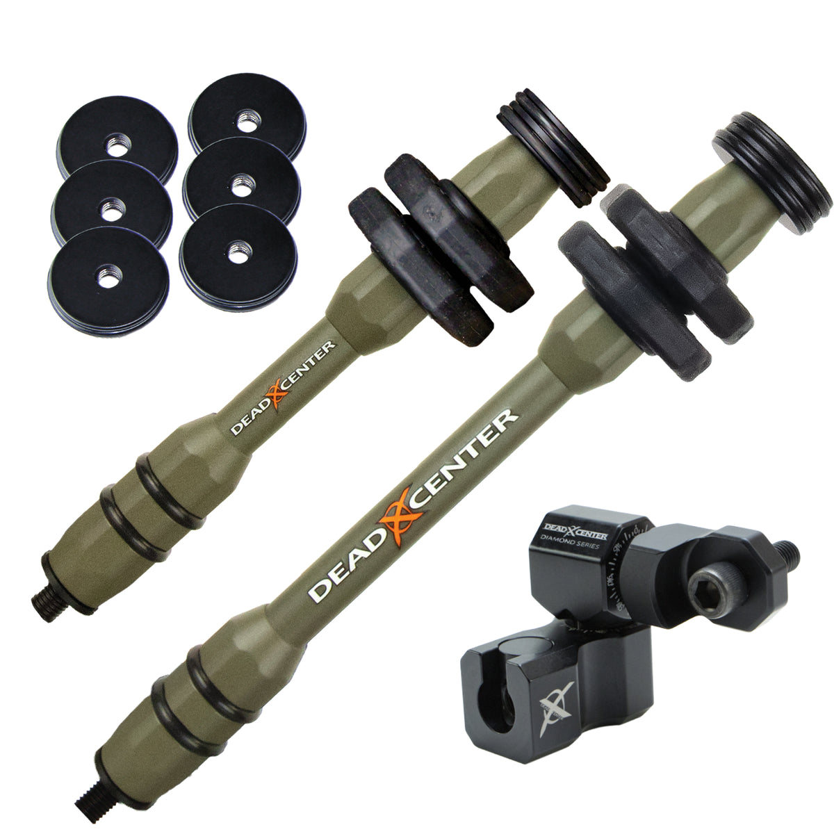 Dead Level Hunter XS Lite - 8in./6in. combo - Green – Dead Center Archery